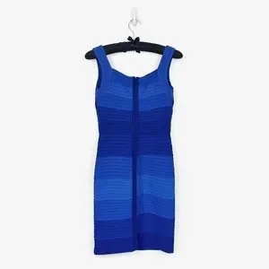 Tadashi Shoji | Dresses | Tadashi Shoji Bandage Mini Dress Size Xs Blue ...